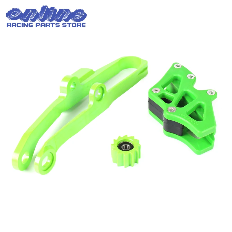 KXF Swingarm Chain Slider With Guard Guide+Roller Fit KX250F KX450F 09 ...