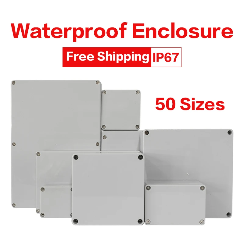 Outdoor Waterproof Case Enclosure Plastic Box Electronic Project Case ...