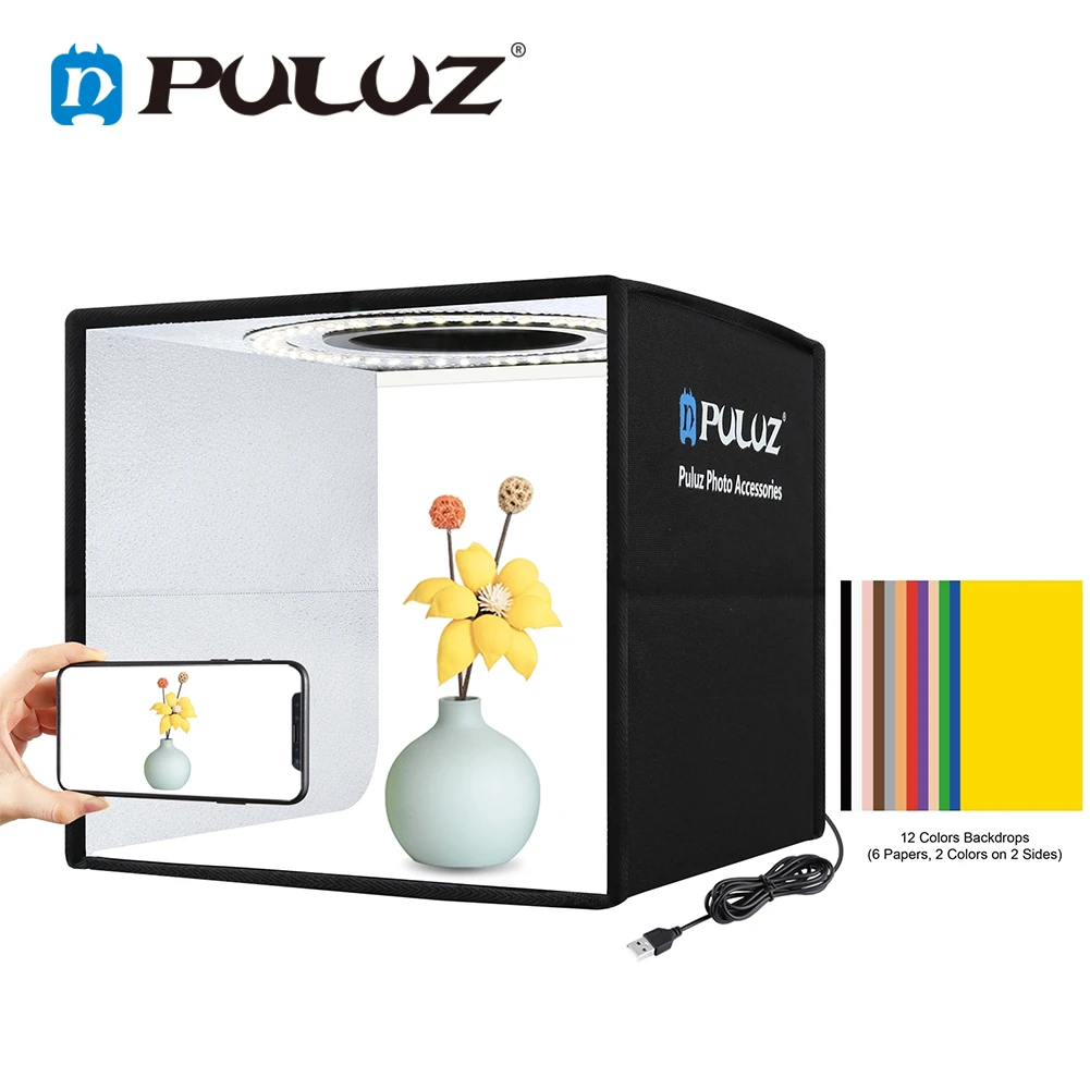 PULUZ Photo Studio Kits Photobox Large Photography Light Box Tent Soft ...