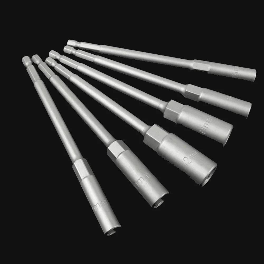 1Pc 5.5-19mm Lengthen Electric Drill Socket Head Bolt Nut Driver Bit ...