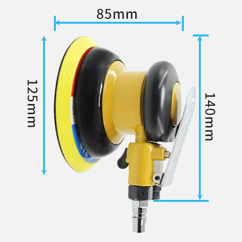 5 Inch Pneumatic Sanders 125mm Sander Air Eccentric Track Sanders Cars ...