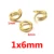 Aiovlo 100pcs/lot Gold Stainless Steel Open Jump Rings Direct 4/5/6mm ...