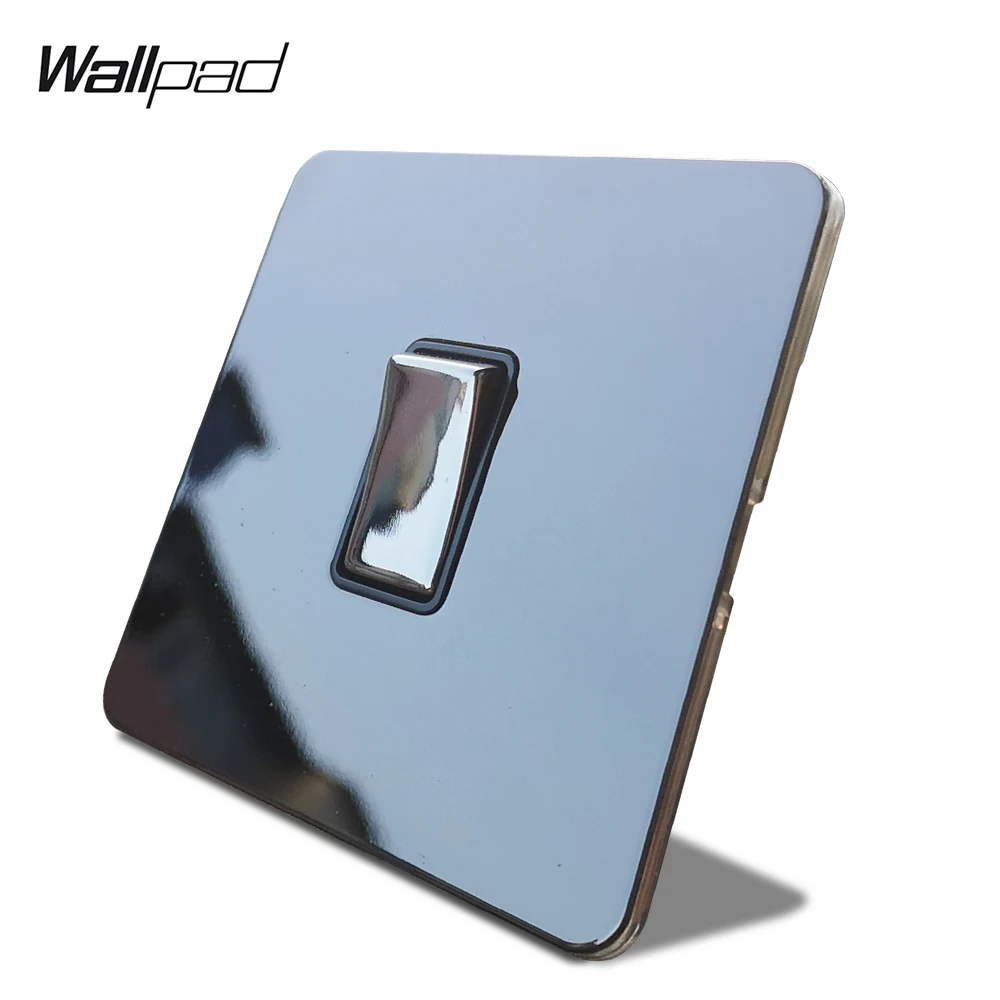 Stainless Steel Light Switch | Black Light Switches Wall | Metal Wall ...