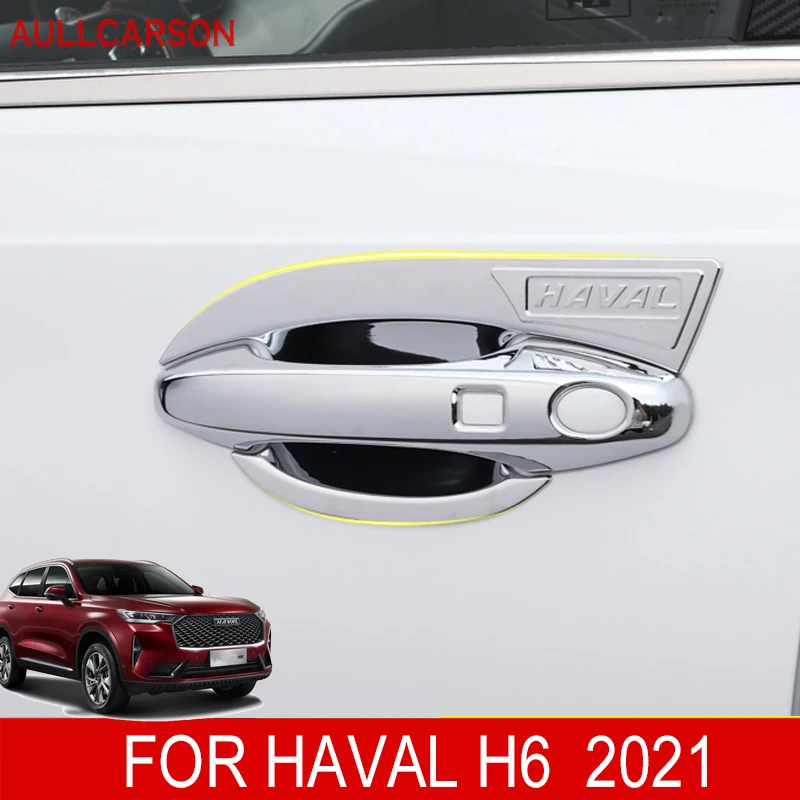 For-Haval-H6-2022-2021-Chrome-Door-Handle-Cover-Trim-Bowl-ABS-Chromium ...