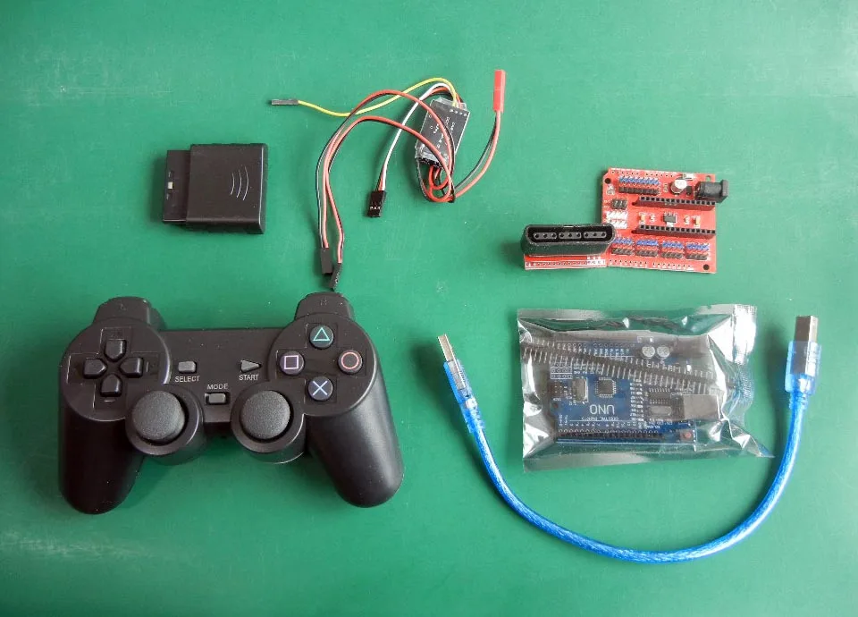 1Set-1-8A-Mixly-Bidirectional-ESC-PS2-Wireless-Remote-Controller ...