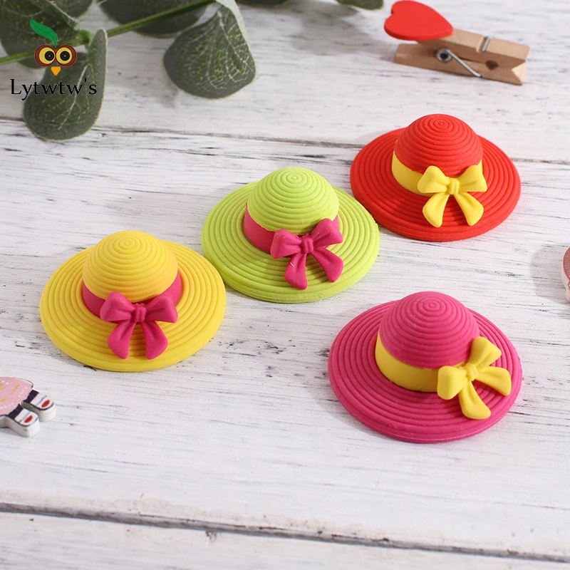 School Office Supply | Eraser Hat | Stationery - 1 Pcs Cute Novelty ...