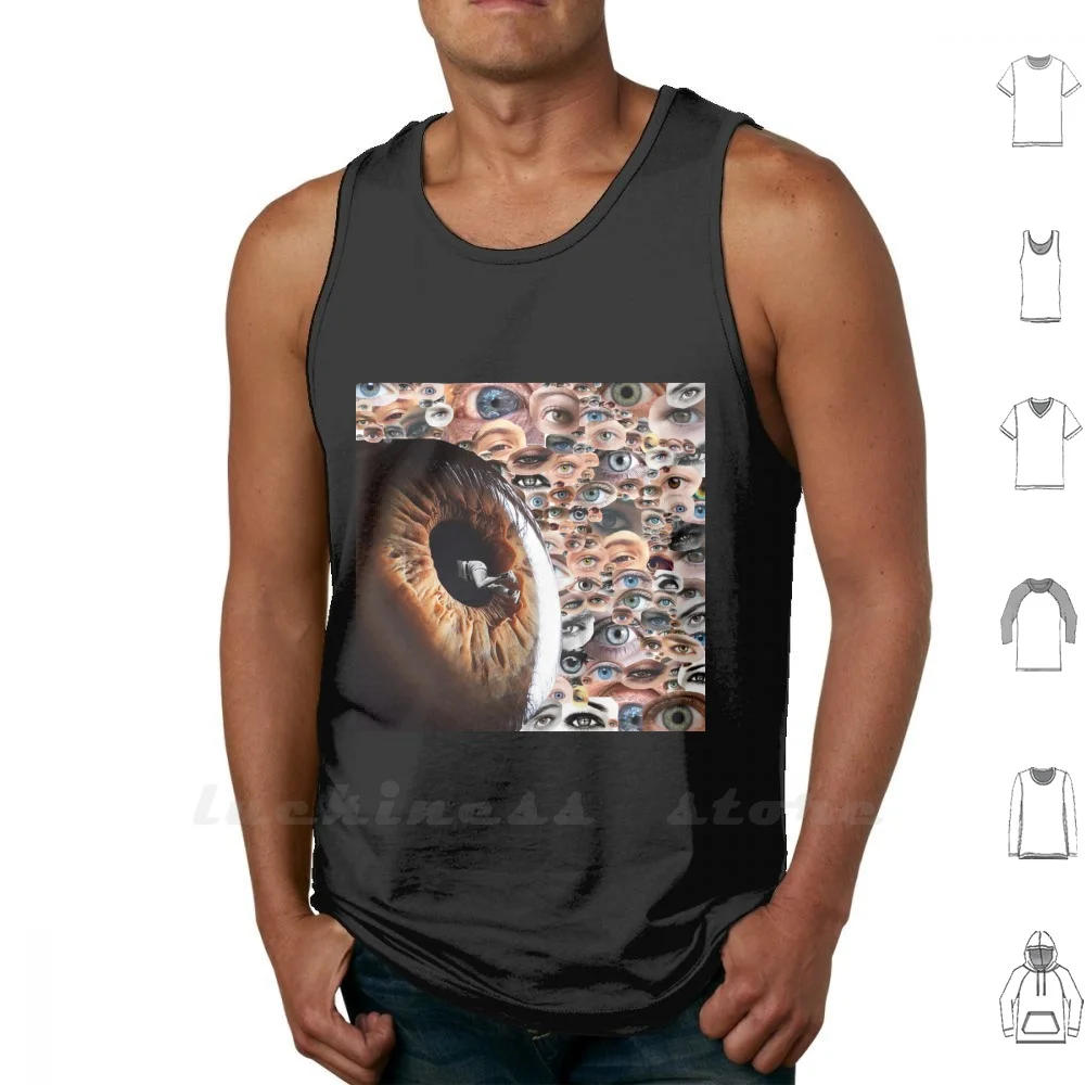 I Always Feel Like Somebody's Watching Me Tank Tops Vest Sleeveless Eye ...