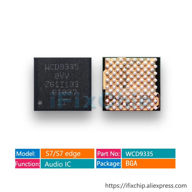 4pcs/lot Wcd9335 For Samsung S7 G9300 S7 Edge G9350 Audio Codec Ic Chip - Integrated Circuits ...