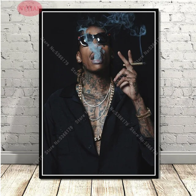 Wiz Khalifa Smoking Drawing