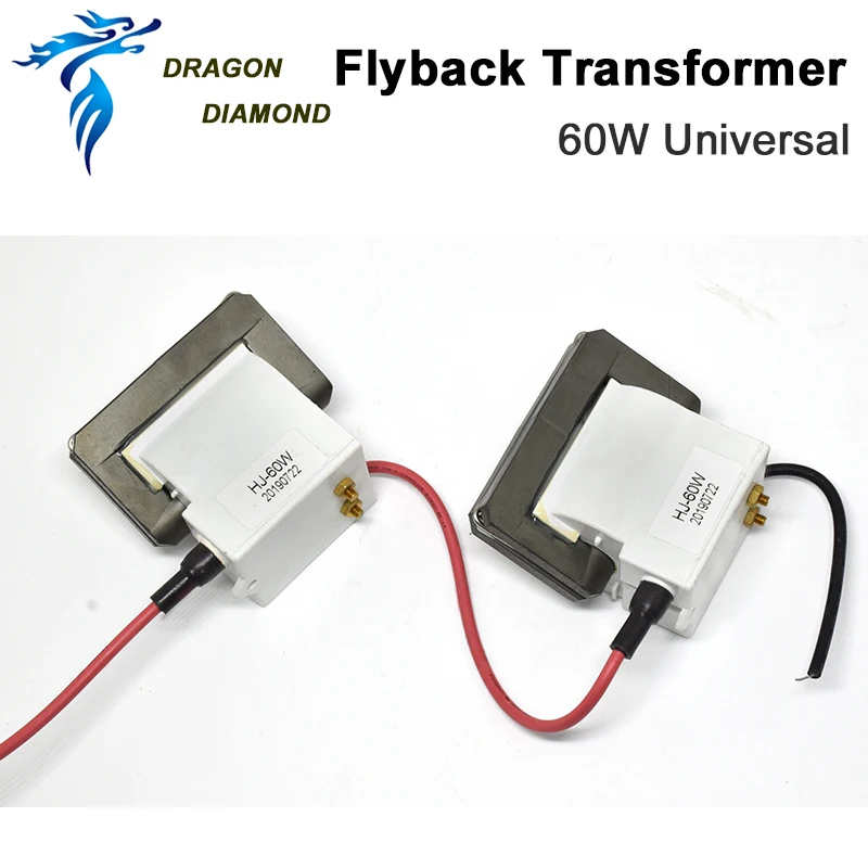 Dragon Diamond High Voltage Flyback Transformer For Co2 60w Laser Power ...