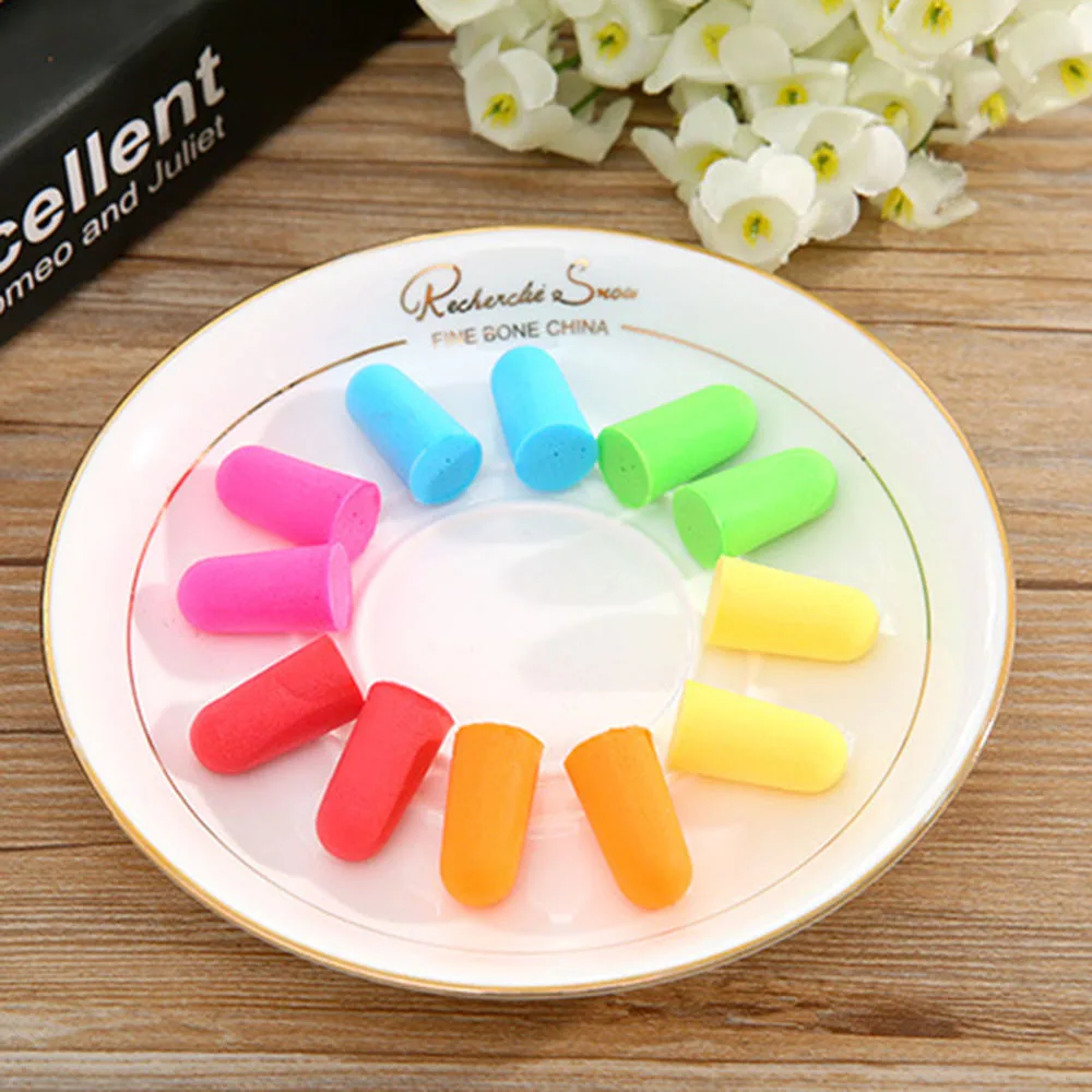 Boîte rose - Bouchons D'oreilles En Mousse Souple, 20 Pièces-10 Paires ...