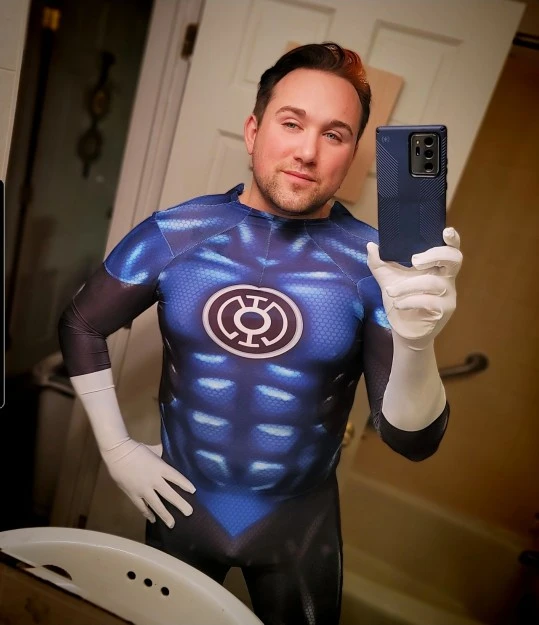 Blue Lantern Flash Cosplay