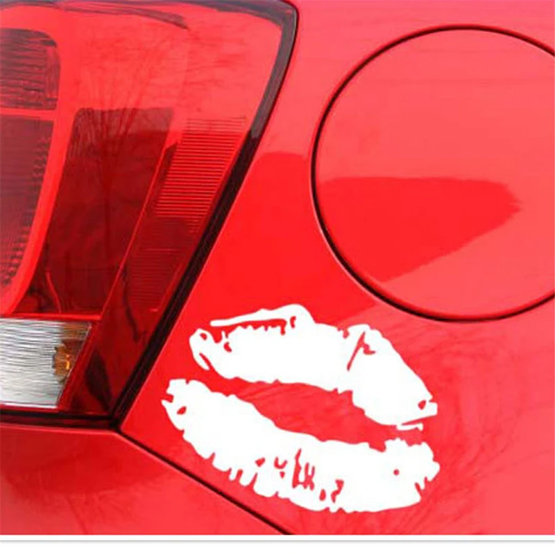 Autocollant de lèvres rouges pour voiture, autocollant de voiture ...