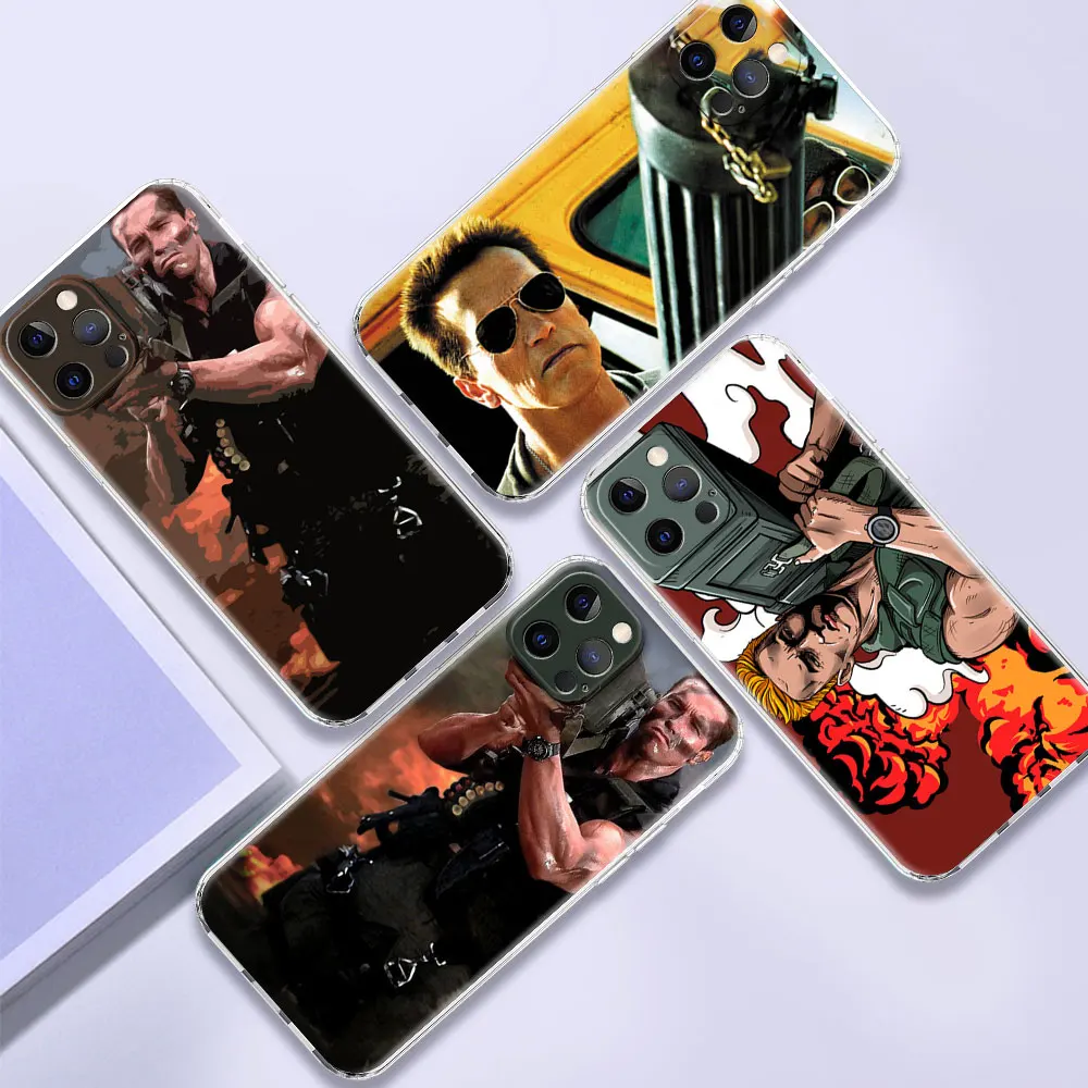 Arnold Schwarzenegger funda suave transparente para teléfono móvil ...