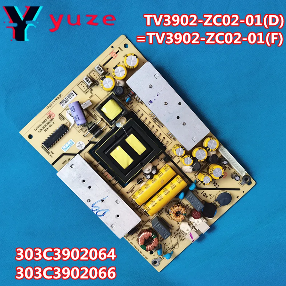 Power Board Card Supply Tv3902-zc02-01(d)(f) 303c3902064 303c3902066 ...