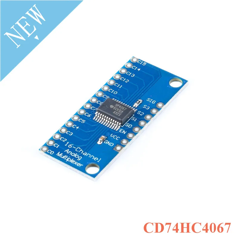 CD74HC4067 74HC4067 16 채널 ADC 아날로그 디지털 멀티플렉서, arduino용 고속 브레이크 아웃 보드 모듈, 5 개