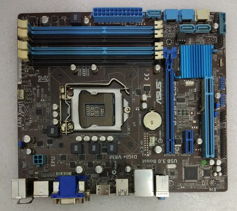 Original Asus B75M-PLUS Used Desktop Motherboard Intel B75 Socket LGA ...