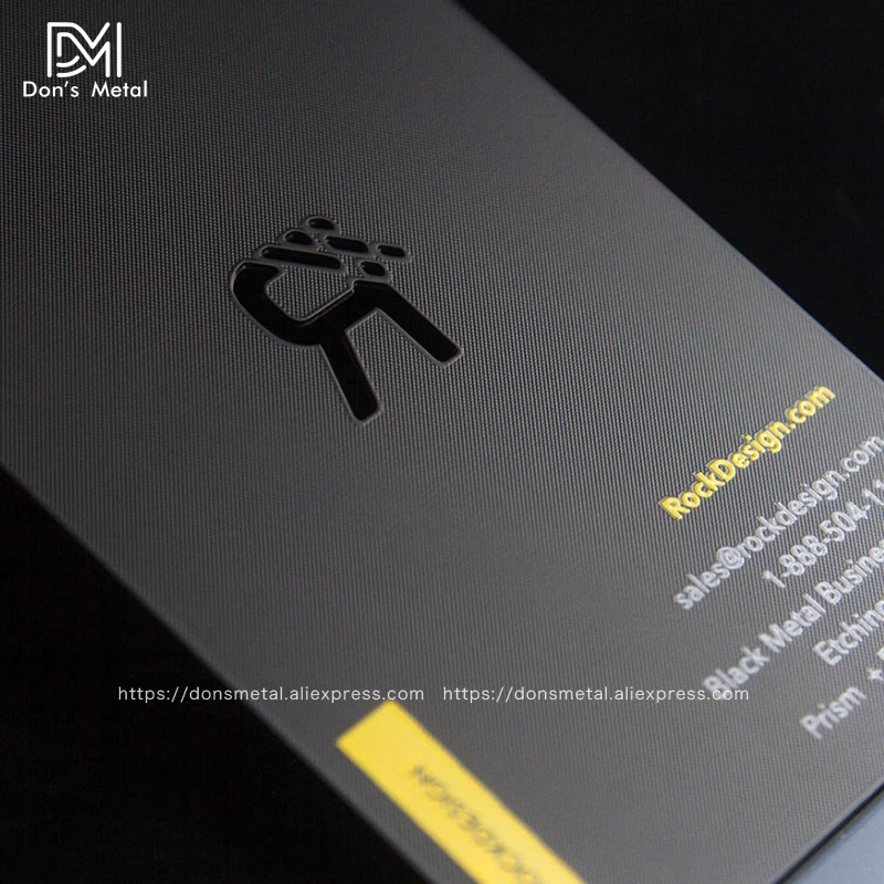 Personalized stainless steel business card hollow metal card custom ...