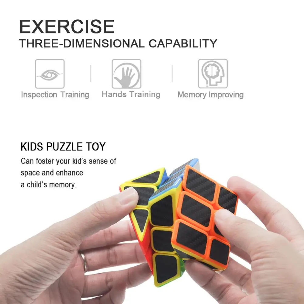 Speed Magic Cube Skewed Speed Cube Magic Bricks Block Brain Teaser ...