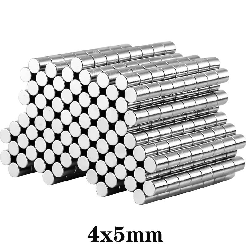 20~2000pcs 4x5 mm Powerful Magnets disc 4mmx5mm Permanent Small Round ...
