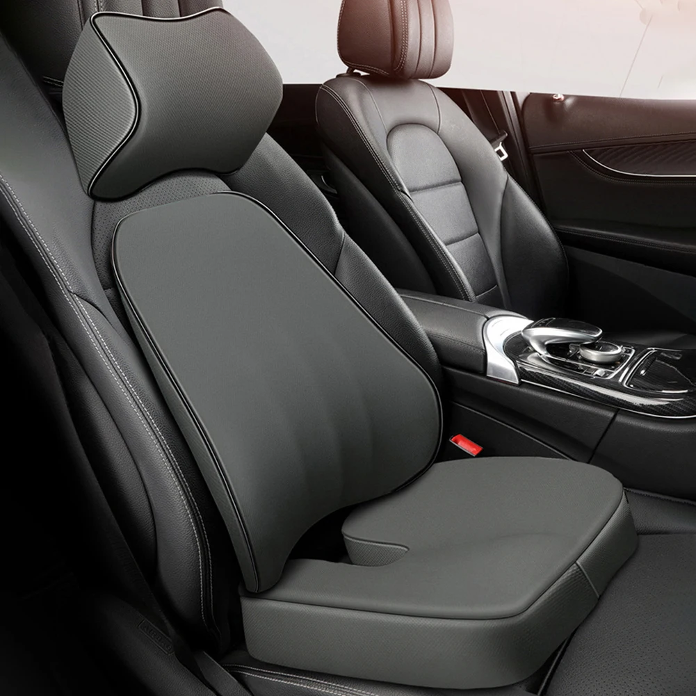 High Flexibility Memory Foam Rest Back Pillow For Car Seat Slow Rebound ...