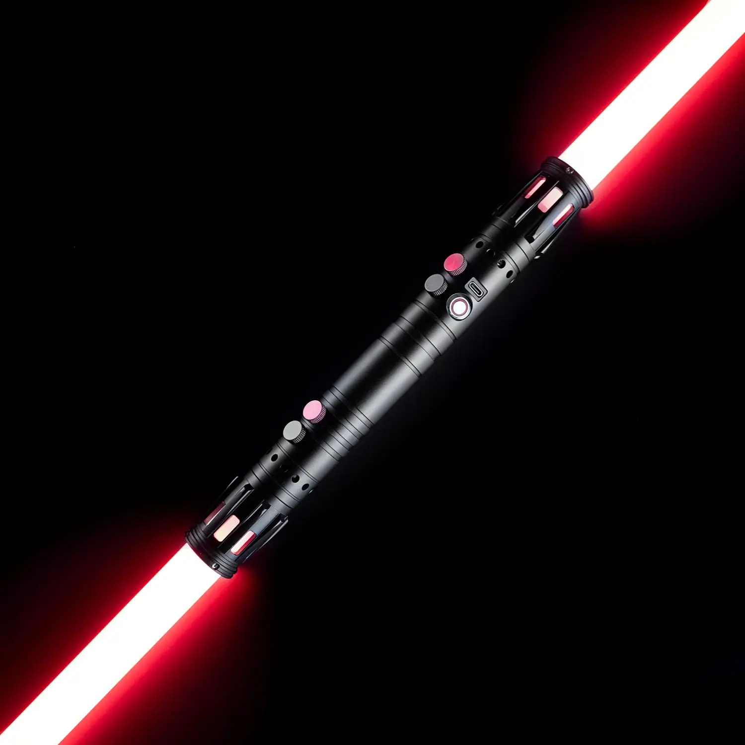 Damiensaber Lightsaber Double Blades Sensitive Smooth Swing Light Saber ...