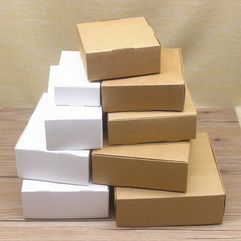 Paper-plane-box-10pcs-Multi-Size-Kraft-white-Packaging-Box-Wedding ...