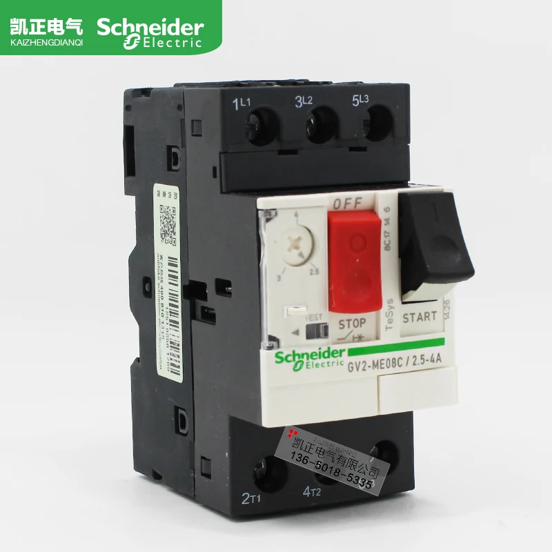 Schneider Electric GV2ME08 Motor Circuit Breaker 2.5-4A TeSys 034309 ...