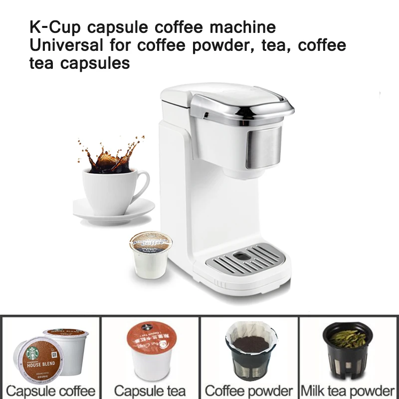 220V Capsule Coffee Machine Multifunctional Powder Tea Espresso ...