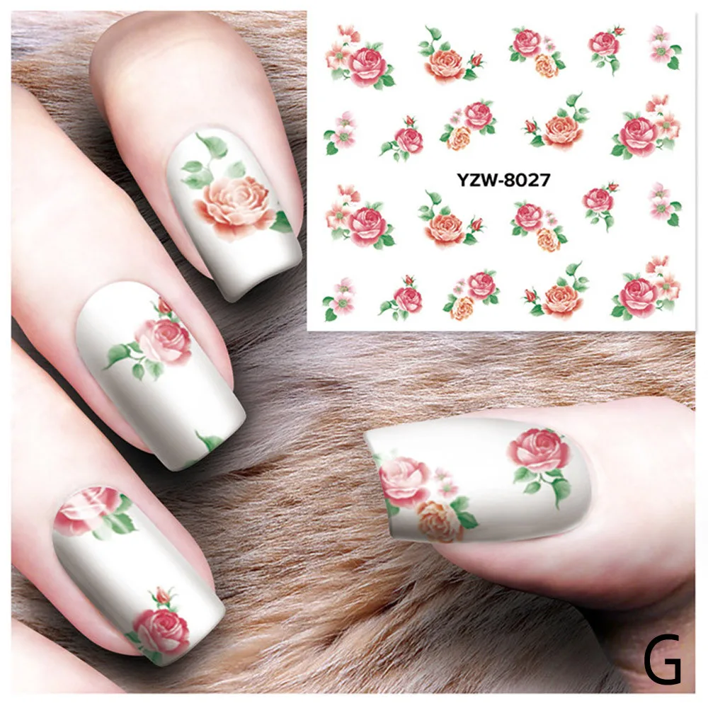 OutTop стикер s для ногтей DIY Аппликация для ногтей Клей цветок ...