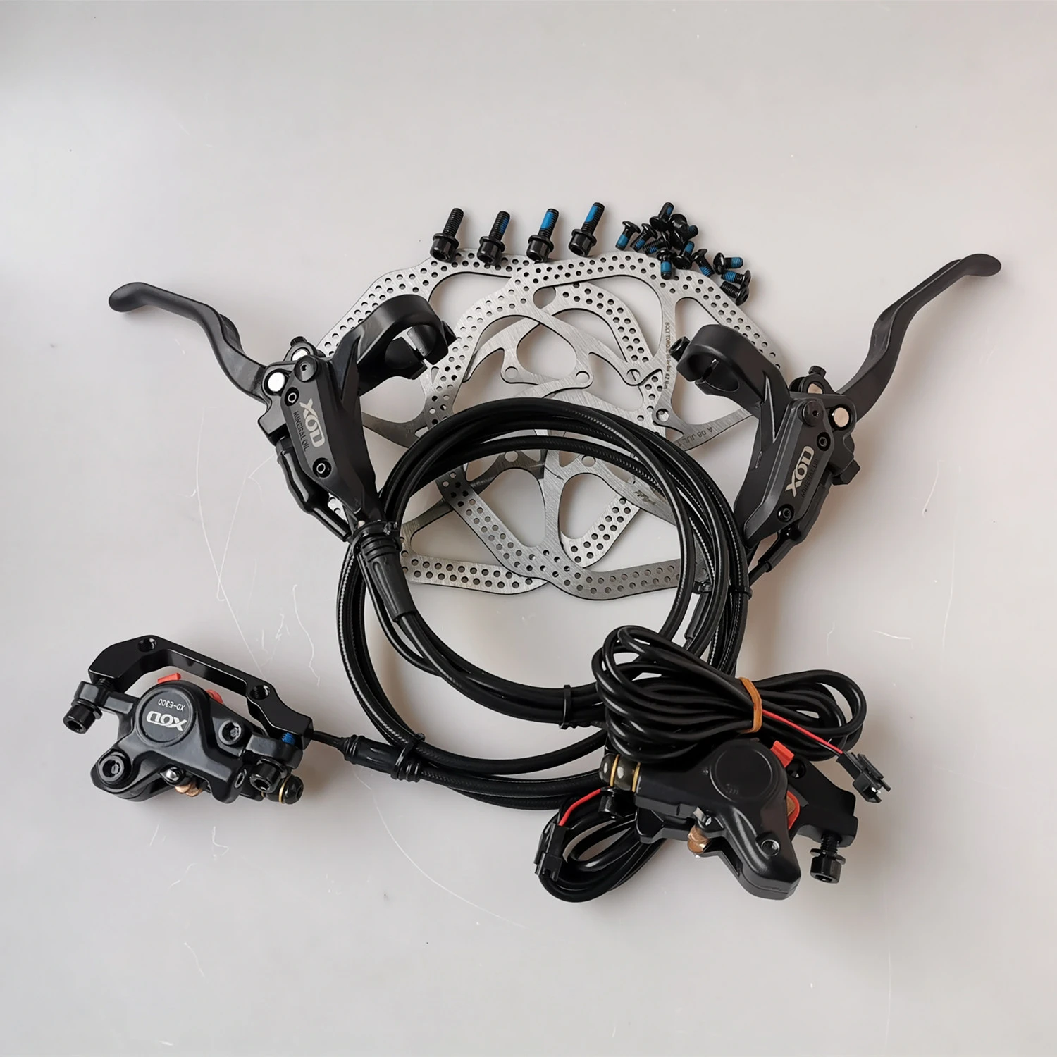 Xod Ebike Bike Hydraulic Disc Brake Electricty Power Control Shifter Disc Brake Hydraulic ...