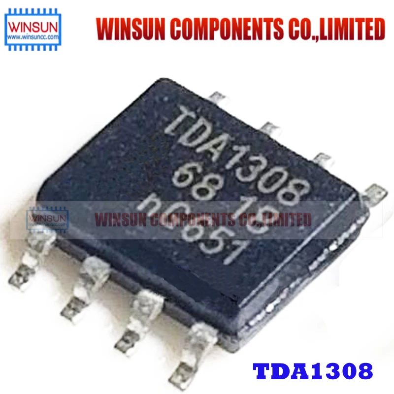 10 개/몫 TDA1308 SOP8 TDA1308T/N2|Connectors| - AliExpress