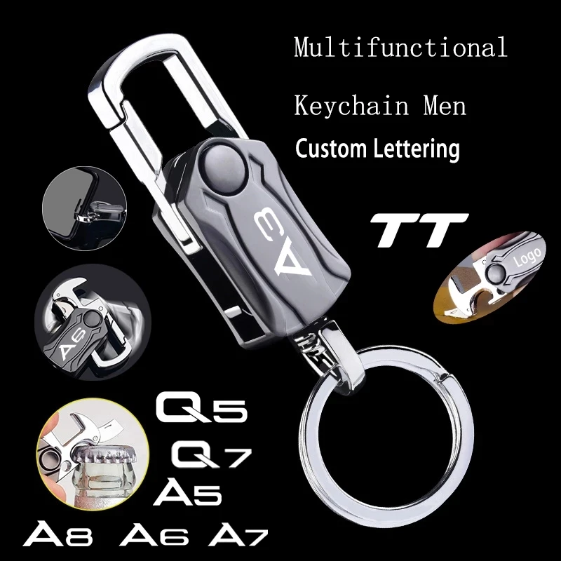 New-car-trinket-Zinc-Alloy-Universal-quality-keychains-For-audi-A3-A4 ...