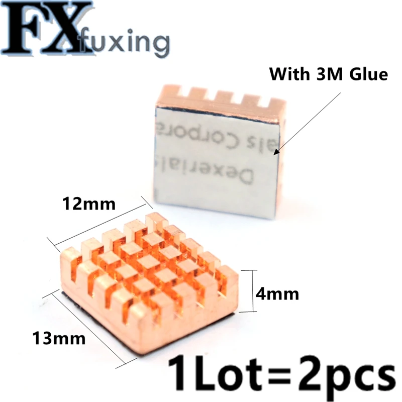 Copper Vga Ram Cooling Heatsinks Cooler | Chipset Cooler Heat Sink - 2pcs/set Copper - Aliexpress