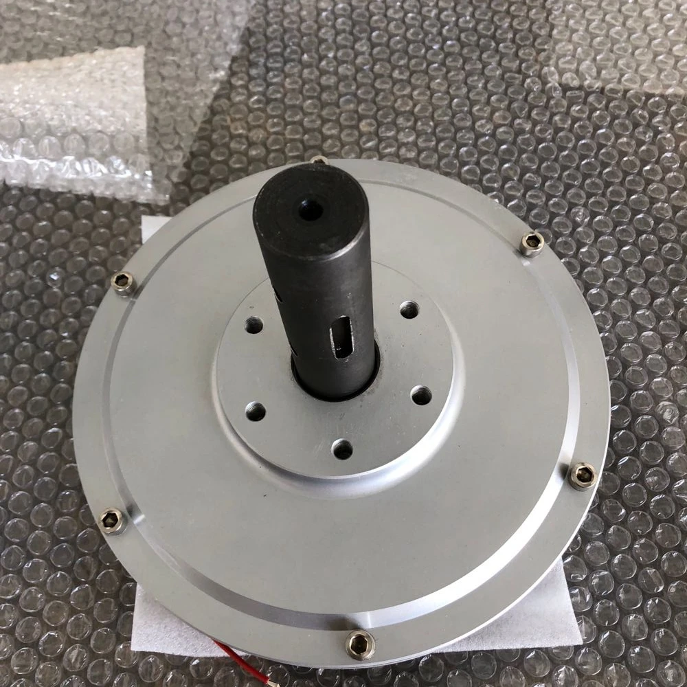 CE 100W 300RPM 12V AC Disc PMG Inner Rotor Three Phases Coreless ...