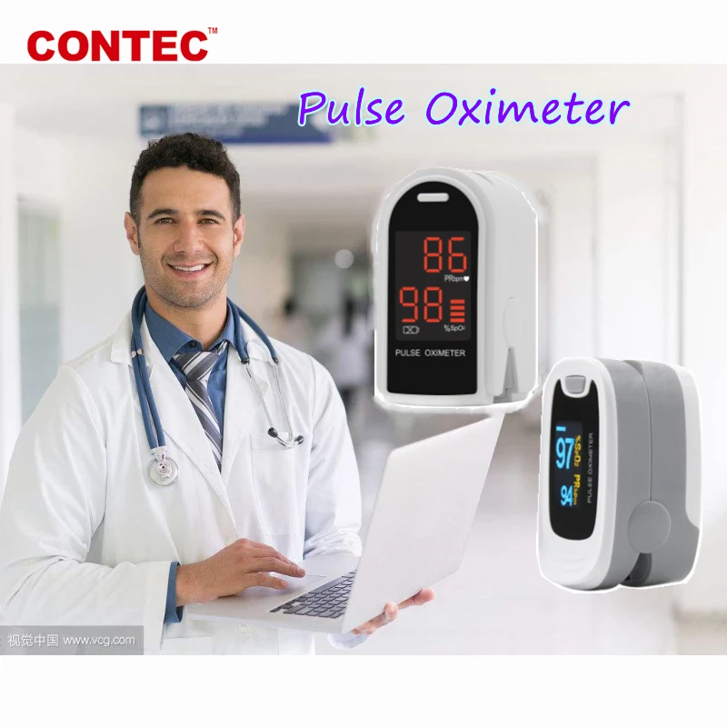 Handheld Finger Pulse Oximeter Spo2 Monitor Blood Oxygen Sensor O2 ...