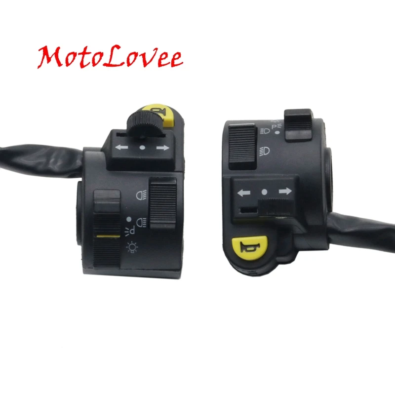 MotoLovee-High-Quality-22mm-Handlebar-Control-Hron-Switch-Button-Motorcycle-Headlight-Fog-Light ...