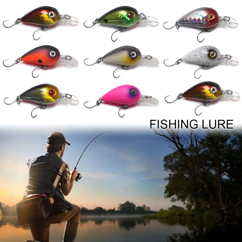 Lure Bait Bass Perch Mini Micro Float Wobbler Artificial Lure Hard ...