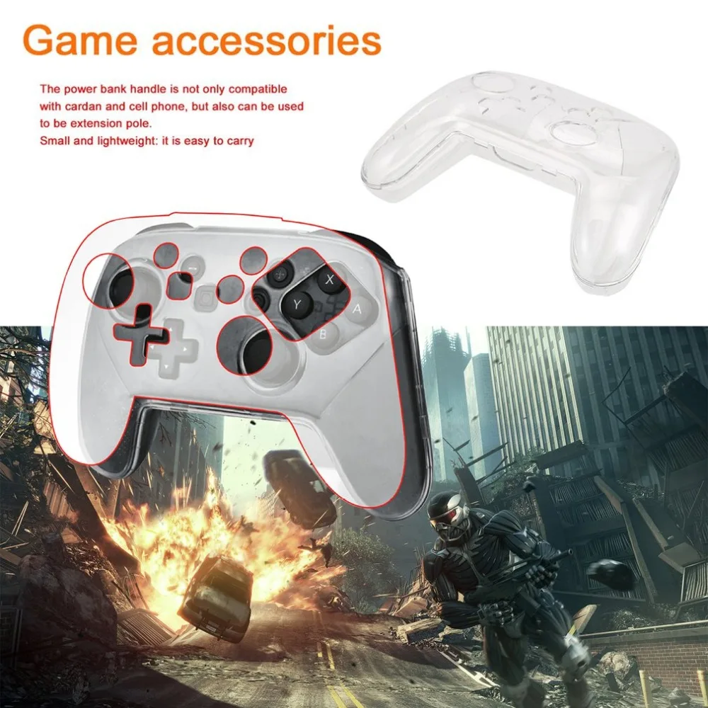 KJH Transparent Clear Crystal Case Hard Controller Protective Cover ...
