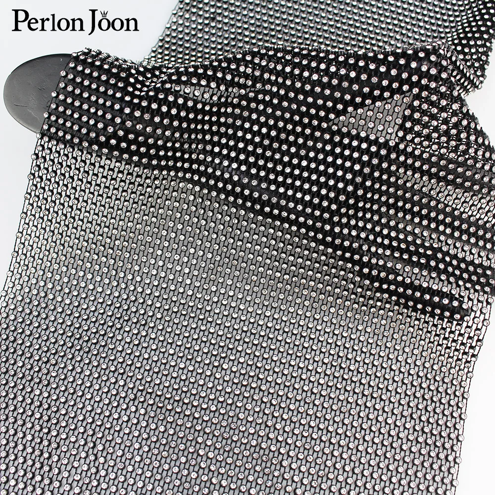 Multicolor-Mesh-strass-Stoff-Glitter-Sewing-Quadratische-kristall-glas ...