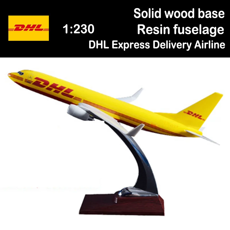1:230 Boeing B737 800 Model DHL Express Delivery Airline with Base ...