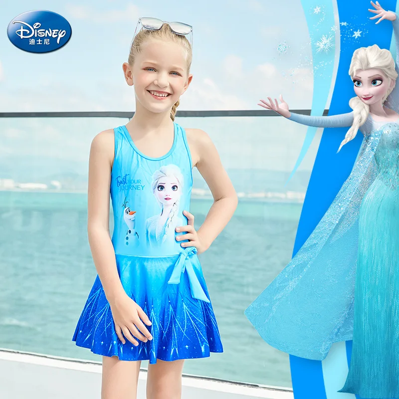 Original Disney Frozen Aisha Princess Children's Swimsuit Girls Quick ...