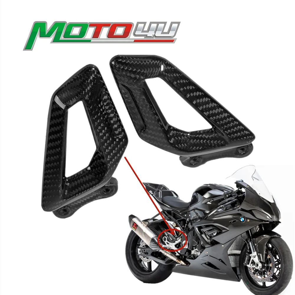 S1000RR Carbon Fiber Motorcycle Heel Guard Rearset Plate Foot Peg ...