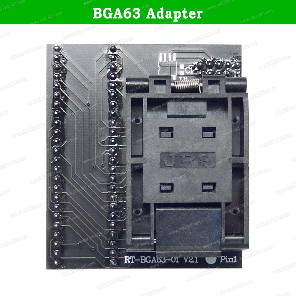 Bga63 Bga64 Bga48 Bga169-01 Programmer Adapter Socket For Rt809h Emcc Nand Flash Programmer ...