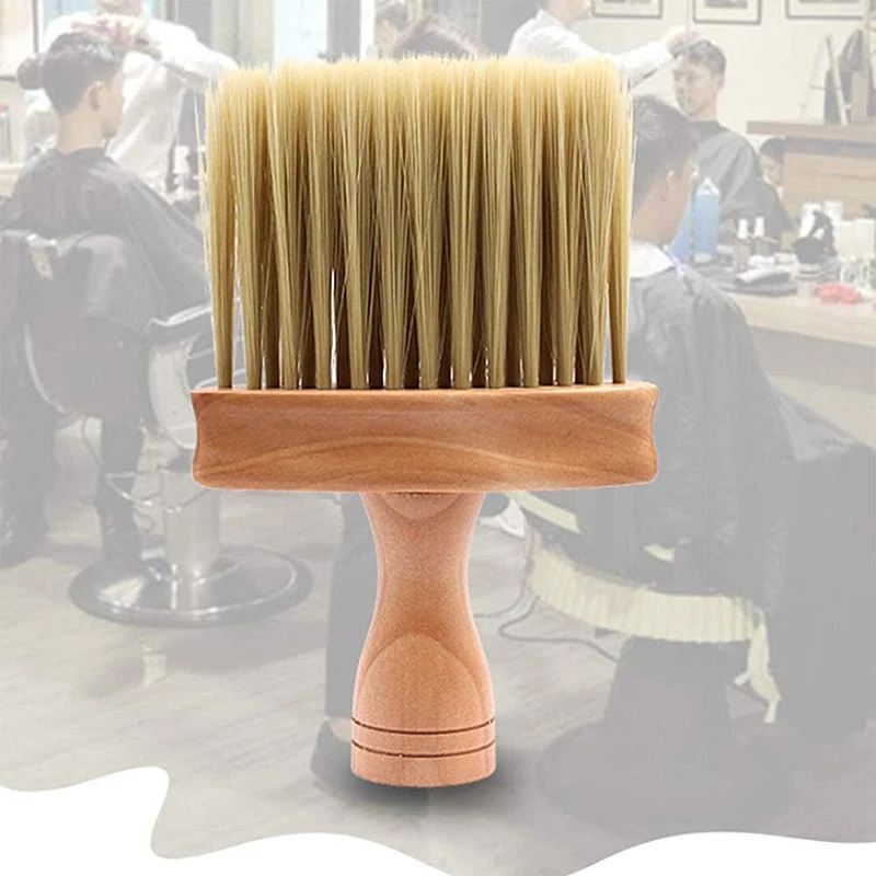 1-Piece-Neck-Powder-Brush-Professional-Neck-Brush-with-Wooden-Handle ...