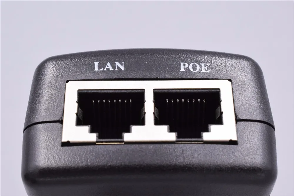 48 в 0,5 А 24 Вт POE настенная розетка Poe инжектор Ethernet адаптер ...