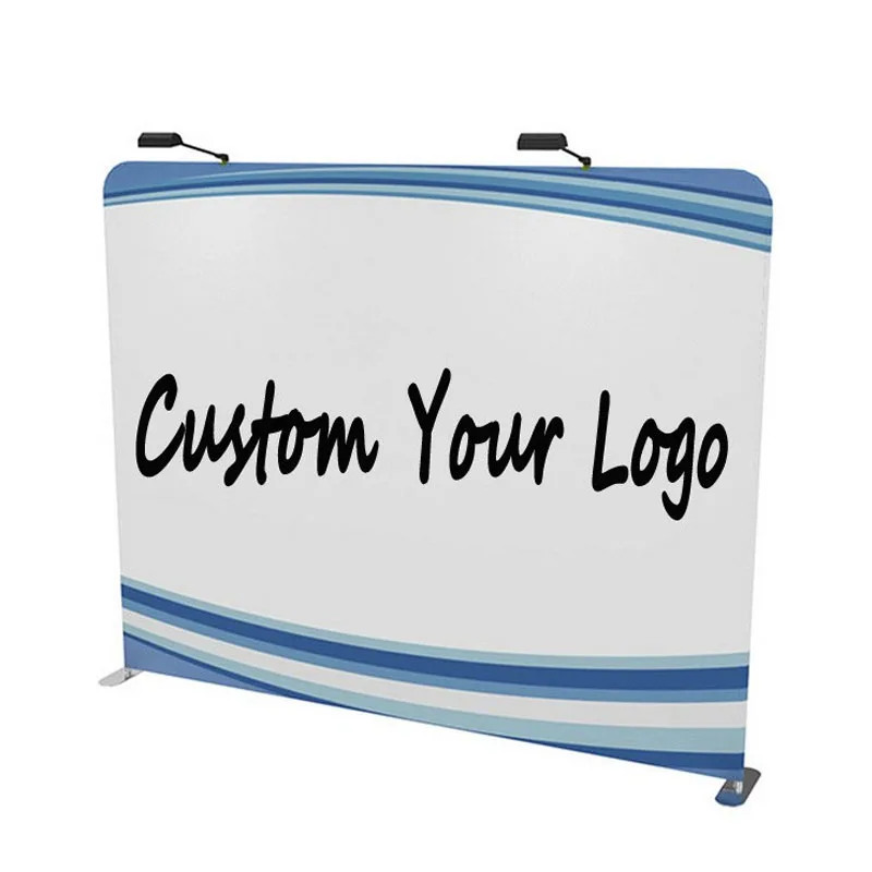 Custom Logo Advertising Display Board Aluminum Frame Tension Fabric ...