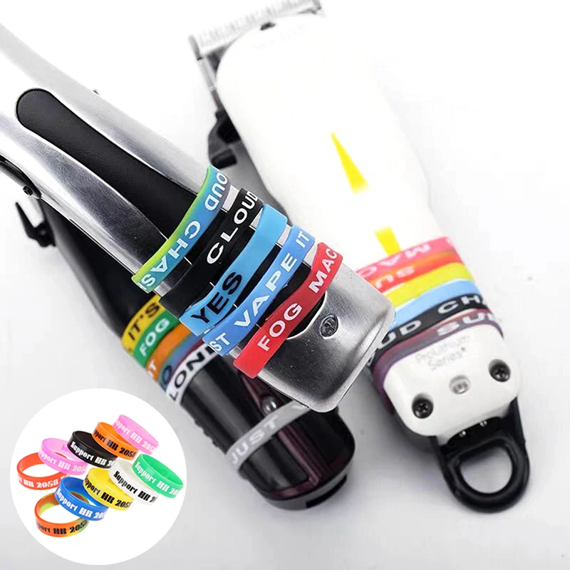10pcs Trimmer Grip Barber Hair Clipper Grip Rubber Anti Slide Design ...