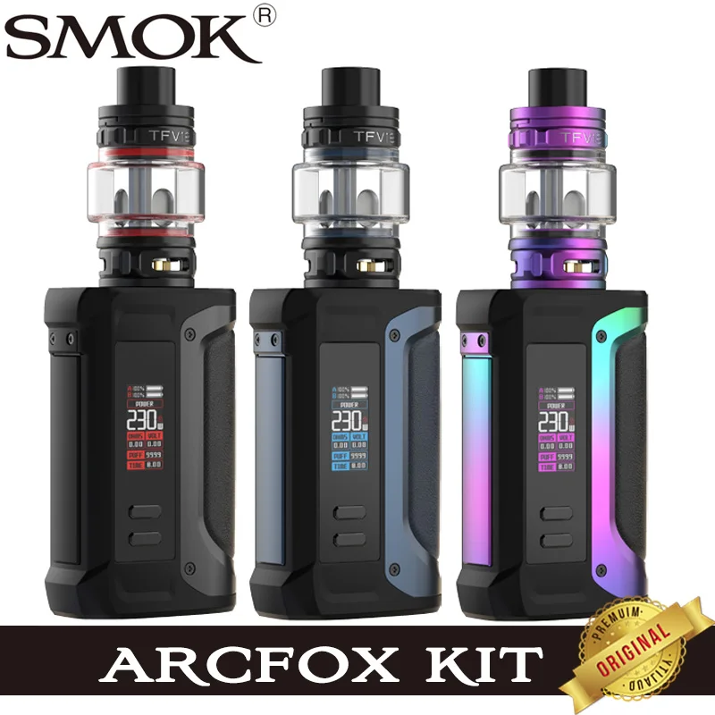 Original-SMOK-ARCFOX-Kit-230W-ARCFOX-MOD-TC-VW-Box-MOD-Vape-7-5ML-TFV18 ...