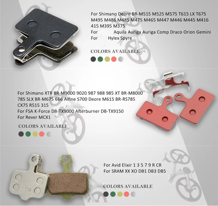 Plaquettes de frein - Shimano - XTR BR M9000 - 4 paires - Résine ...